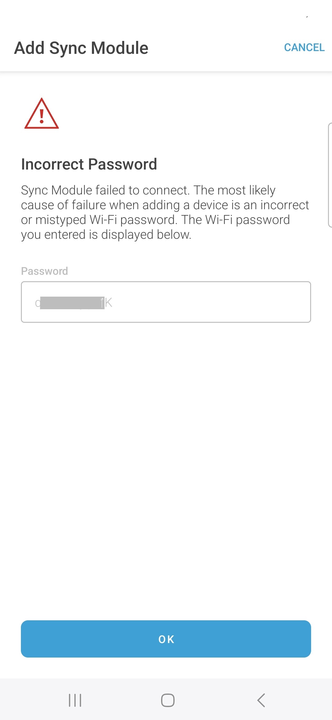 How to fix Blink Sync Module Wi-Fi Incorrect Password Issue – Adrian Nowak